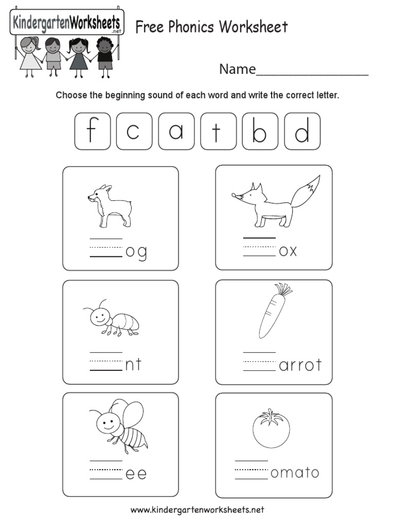 Free Phonics Worksheets | PDF