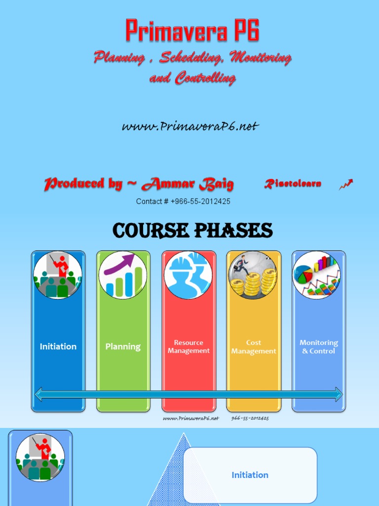Primavera P6 Hands On Training Course Content | PDF | Labour Economics ...