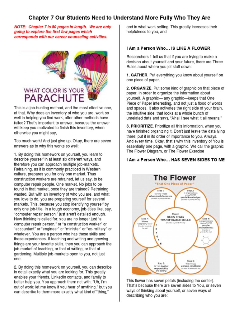 What Color Is Your Parachute | PDF | Epistemology | Cognition