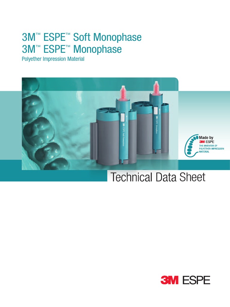 3m Espe Soft Monophase Tds Int | PDF | Dental Implant | Mouth