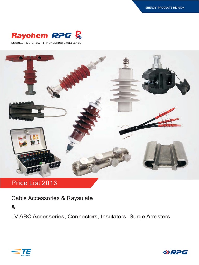 Raychem Pricelist 2013 PDF | PDF