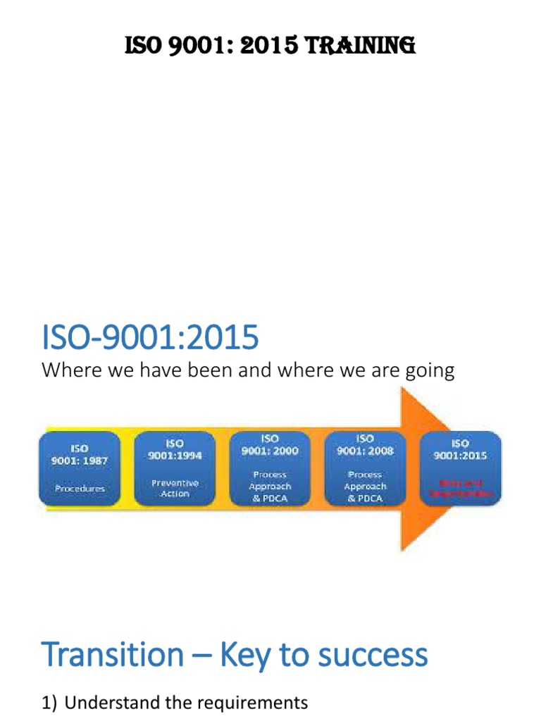 ISO 9001 2015 Training | Iso 9000 | Risk