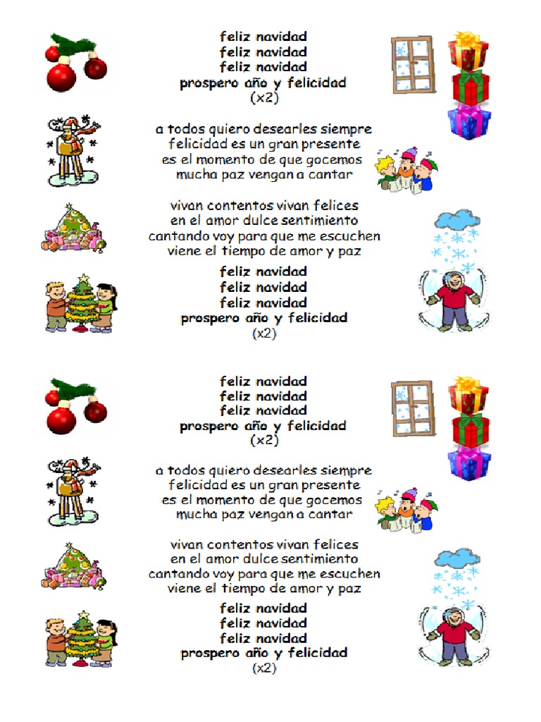 Cancion Feliz Navidad | PDF | Navidad | Pascua de Resurrección