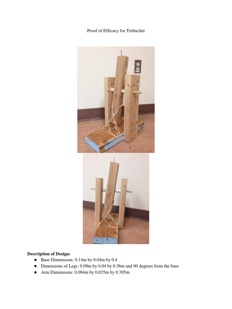 Proof of Efficacy Document | PDF | Projectiles | Force