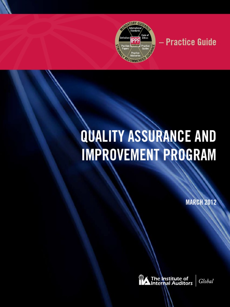 Practice Guide Quality Assurance and Improvement Program | Download ...