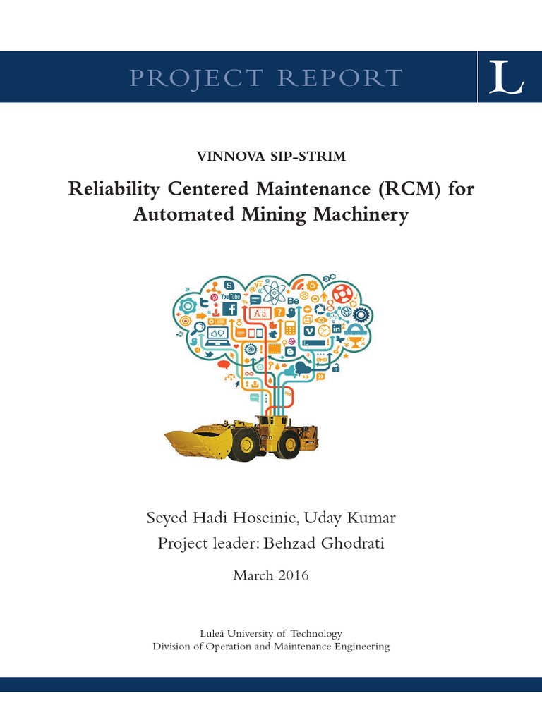 RCM For Automated Mining Machinery | PDF | Automation | Reliability Engineering
