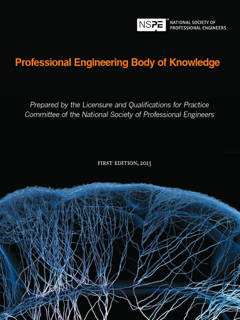 Nspe Body of Knowledge PDF | PDF | Engineering | Engineer