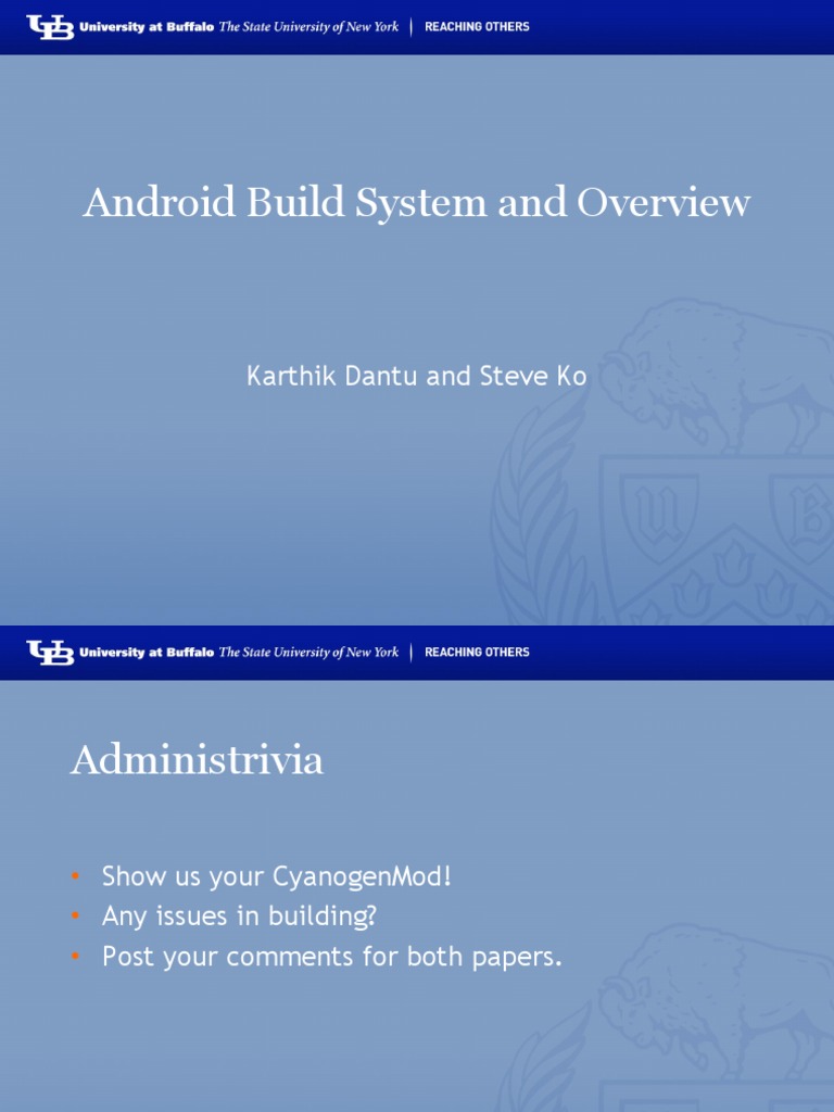 05 Android Build System Overview | PDF | Android (Operating System) | Areas Of Computer Science