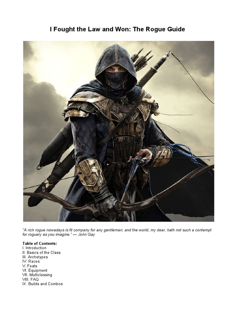 Rogue Guide 5e | Fantasy Role Playing Games | Gary Gygax Games