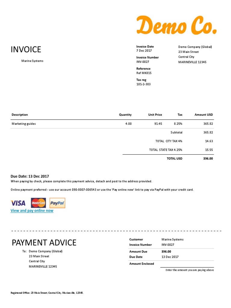 Inv 0027 | PDF | Invoice | Payments
