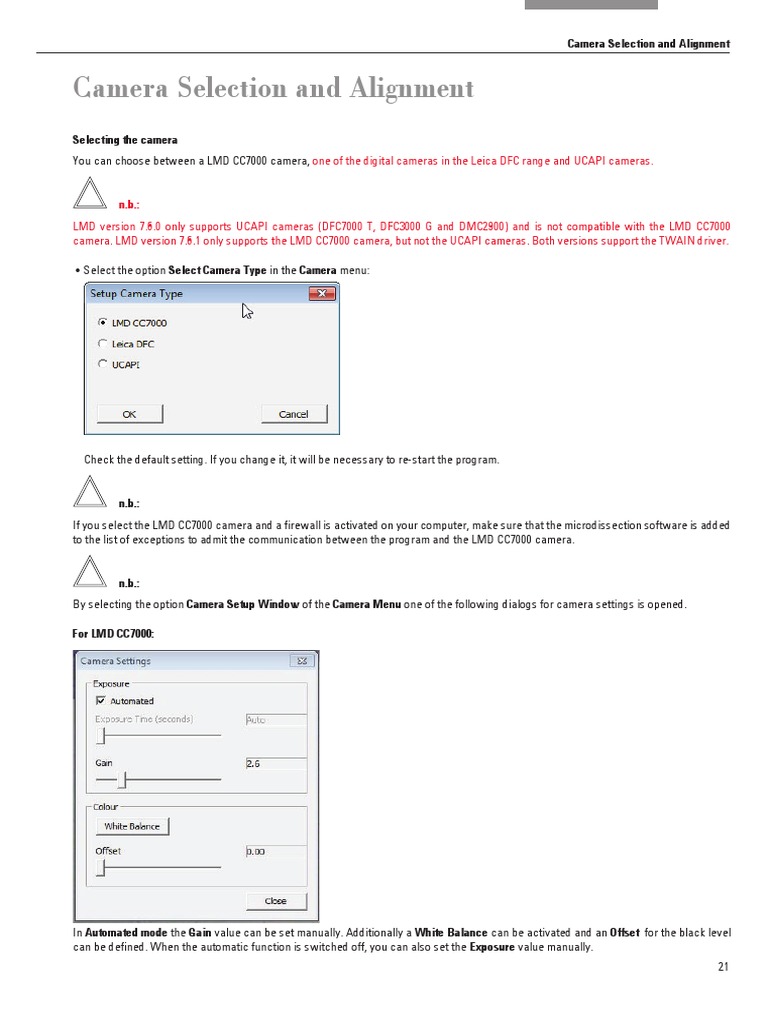 Calibrating The Laser Capture Scope | PDF | Camera | Calibration