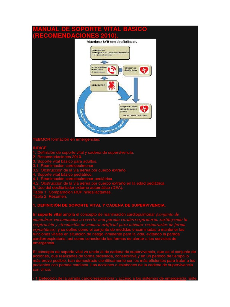 Manual de RCP | Descargar gratis PDF | Reanimación cardiopulmonar ...