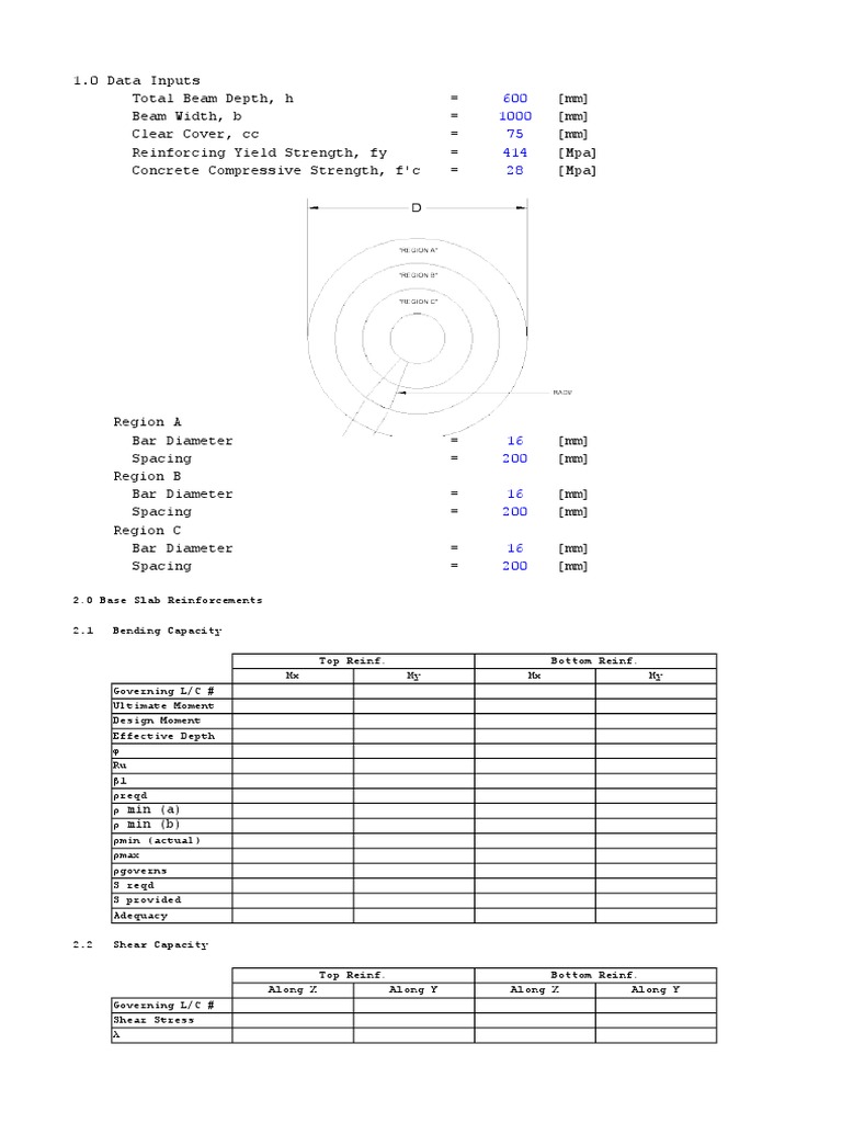 Design of Circular Beam | PDF