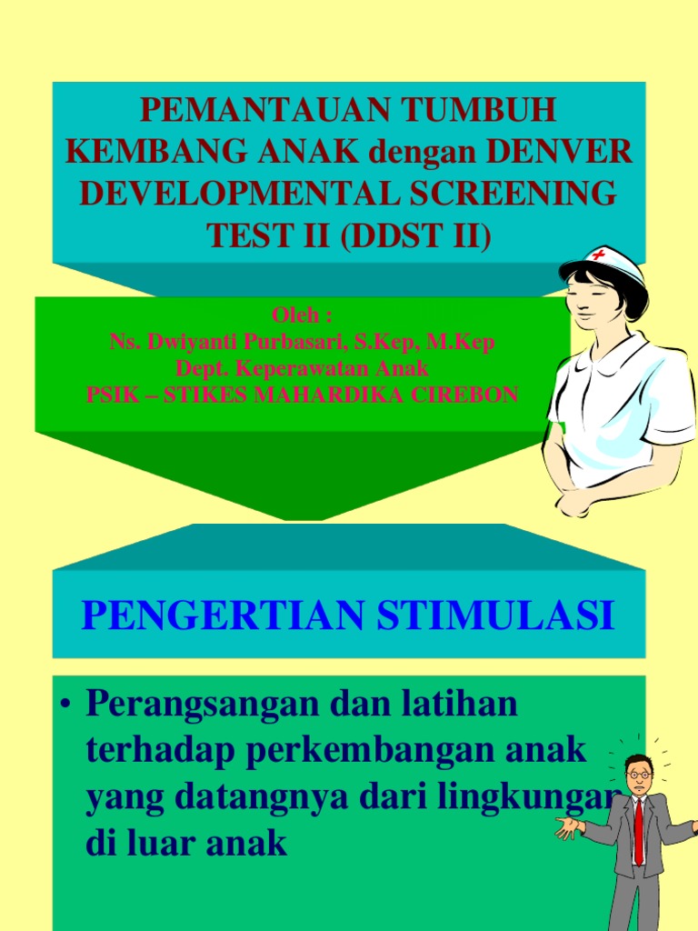 Pemantauan Tumbuh Kembang Anak Dengan Denver Developmental Screening ...