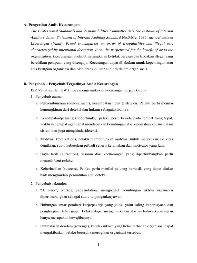 Audit Kecurangan. | PDF