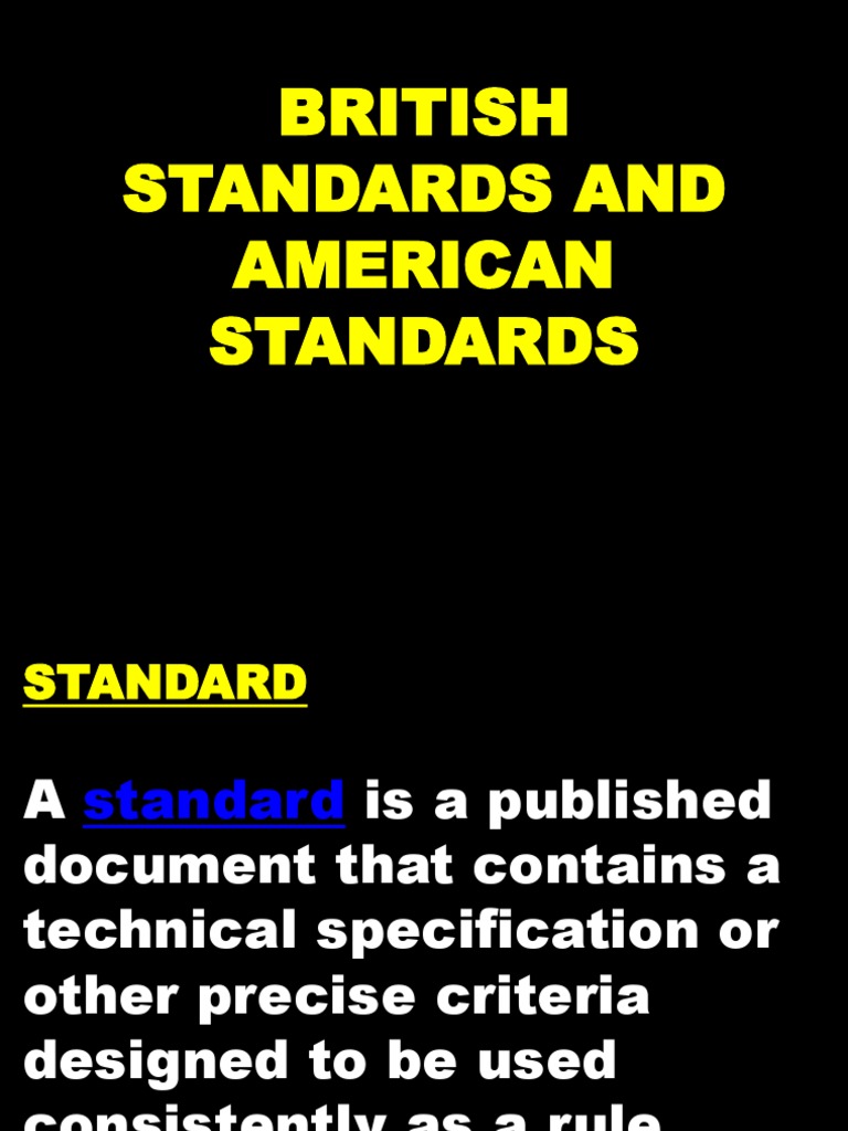 Overview of British Standards | PDF | Pipe (Fluid Conveyance) | Engineering