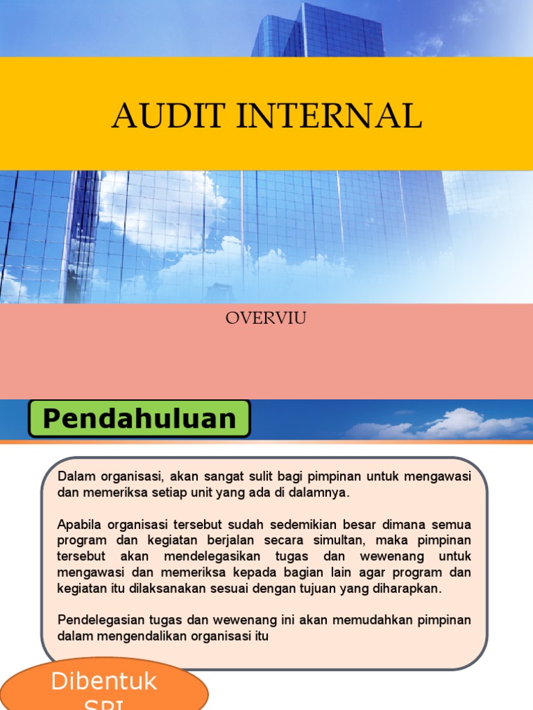 Audit Internal Spi | PDF
