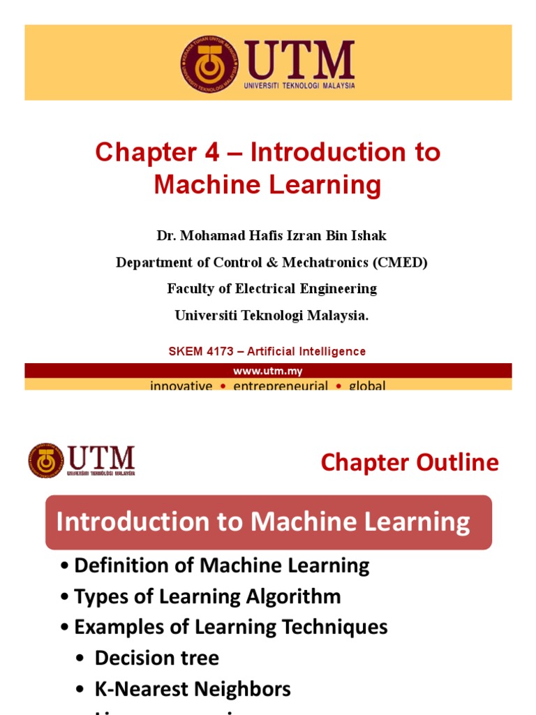 Chapter 4 ML | PDF | Machine Learning | Statistical Classification