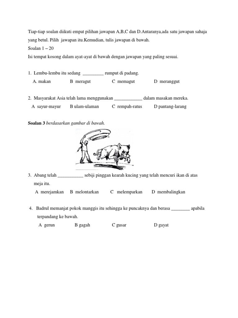 BM Pemahaman TH 5 | PDF