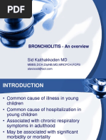 Pediatric Bronchiolitis Guide | PDF | Pneumonia | Hypoxia (Medical)