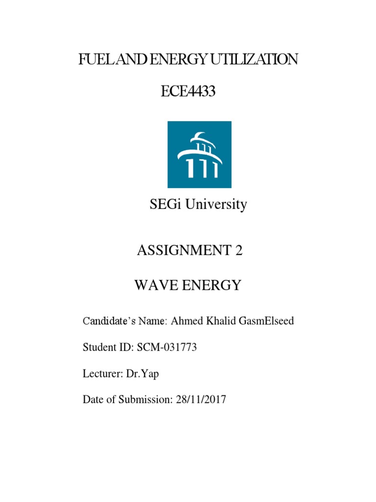 Wave Energy | PDF | Energy Development | Physical Universe