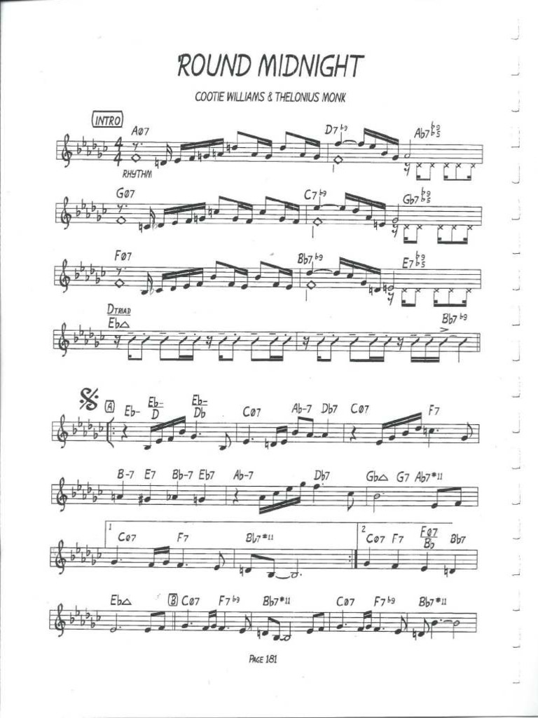 Round Midnight PDF | PDF