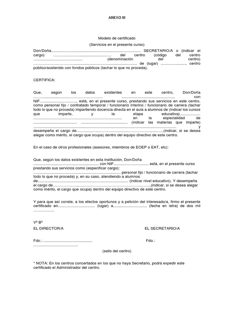 INTEF Anexo III 2018 | PDF | Business