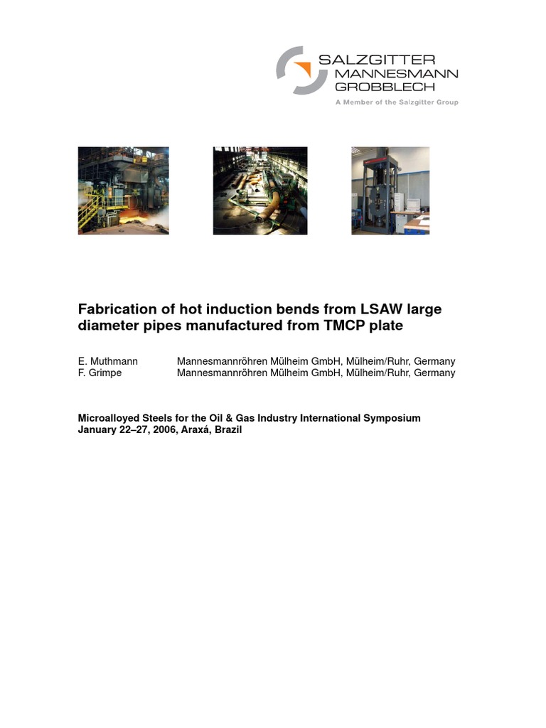 Fabrication of Hot Induction Bends PDF | PDF | Business