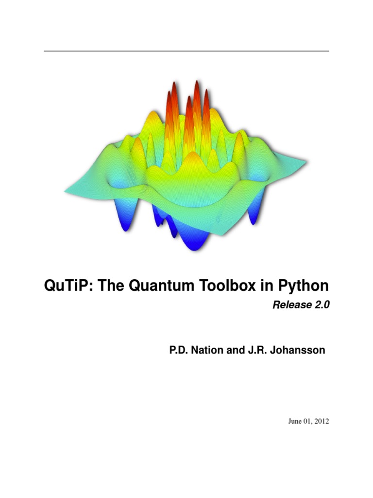 QuTiP-2 0 0 | PDF | Eigenvalues And Eigenvectors | Matrix (Mathematics)