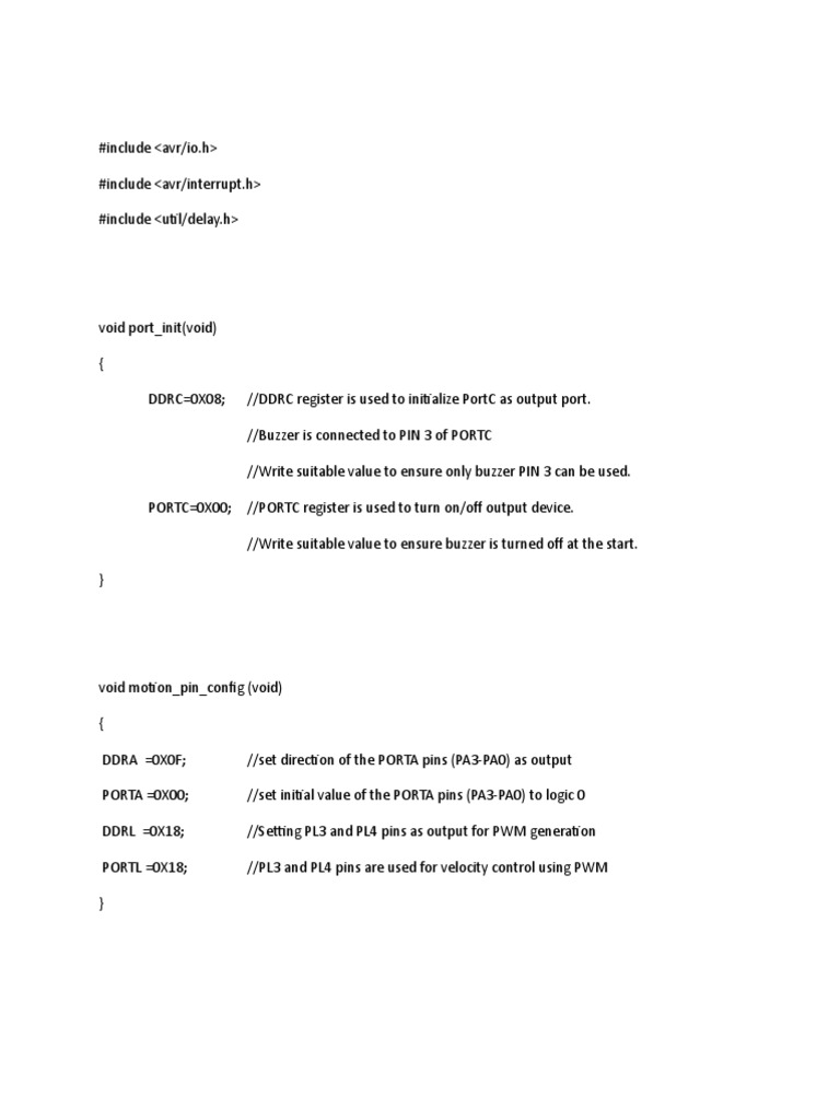 AVR Atmega2560 Input Output Peripherals | PDF | Electronic Engineering ... AVR Atmega2560 Input Output Peripherals | PDF | Electronic Engineering ...