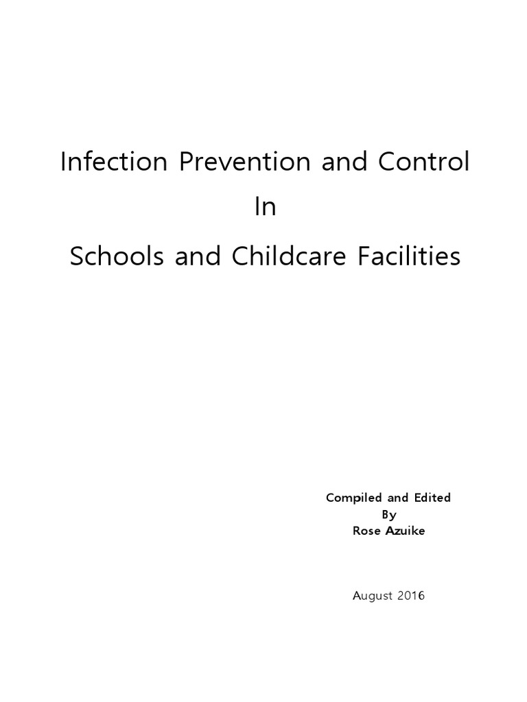 Infection Prevention and Control Manual For Schools and Childcare ...