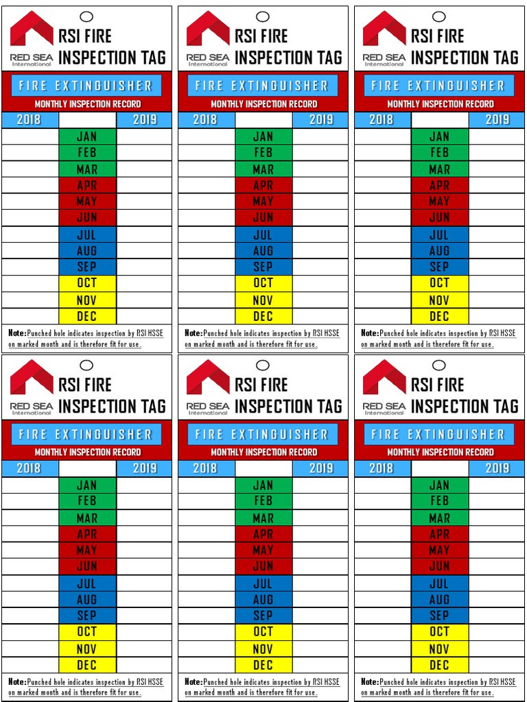 Monthly Fire Safety Inspection Record | PDF | Nature