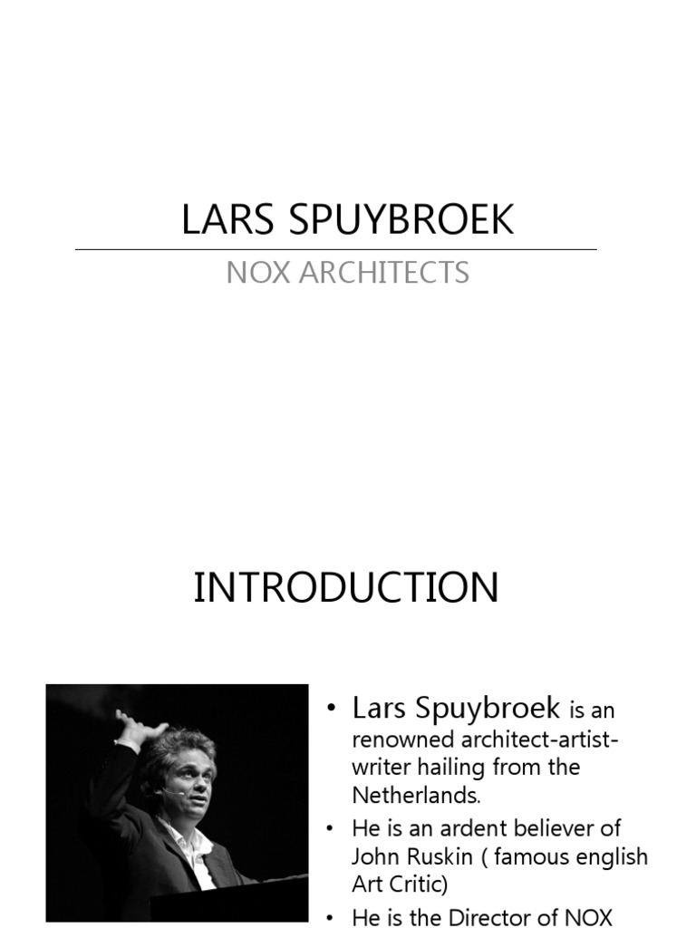 Lars Spuybroek | PDF | Composition (Visual Arts) | Cognitive Science