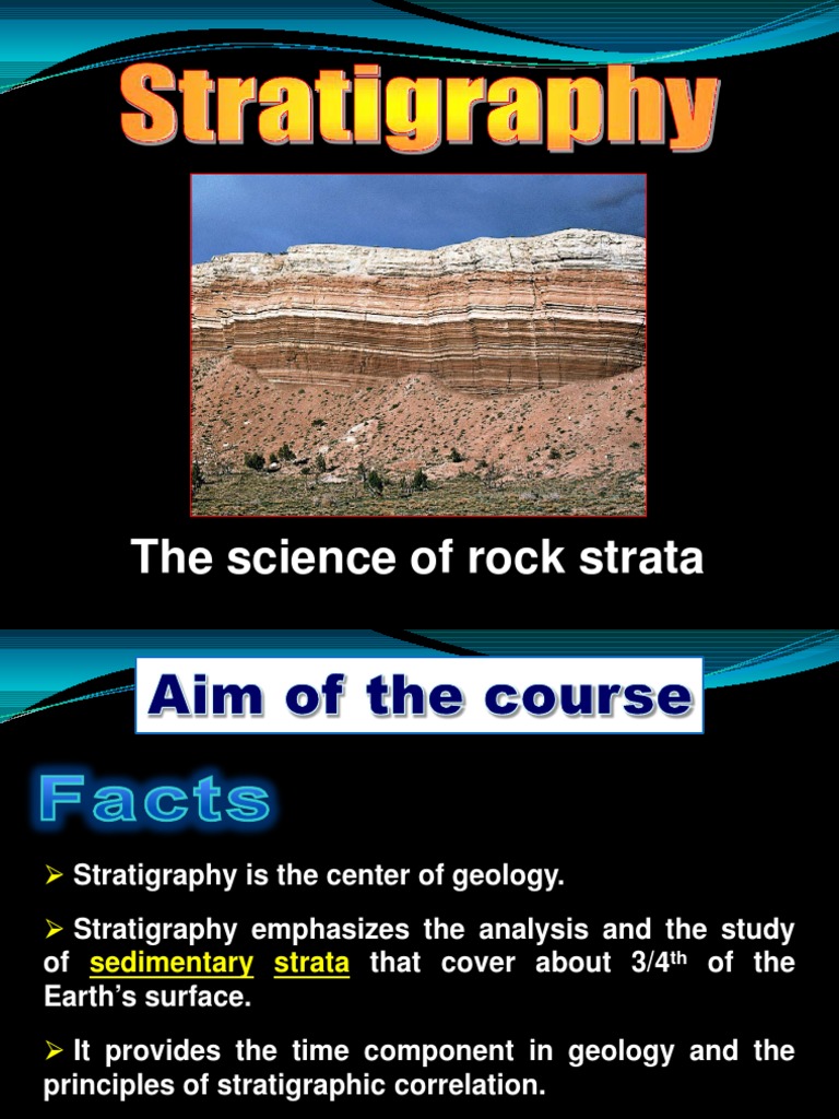 Stratigraphy Lect 1 | PDF | Stratigraphy | Geology