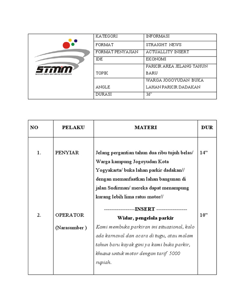25 Contoh Naskah Berita Tv 2021
