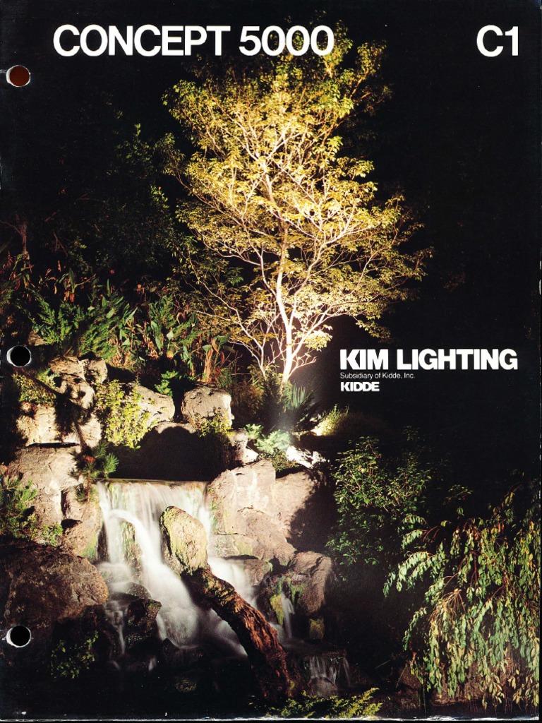 Kim Lighting Concept 5000 Series Brochure 1981 | PDF | Bronze | Lighting
