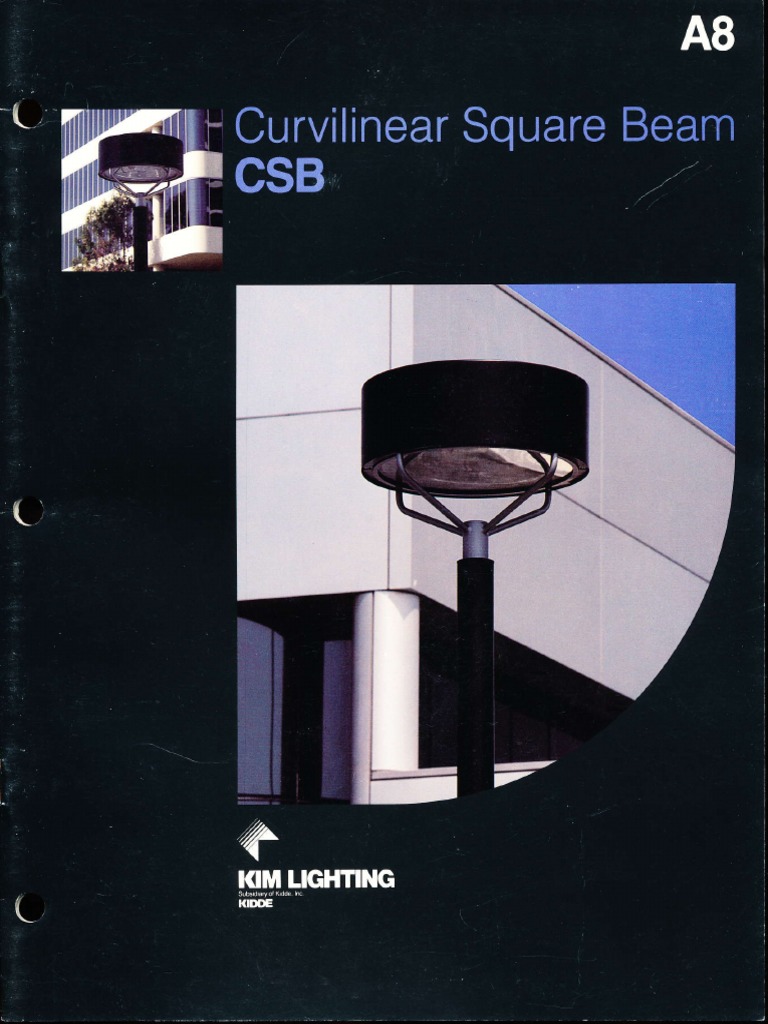 Kim Lighting CSB Curvilinear Square Beam Brochure 1983 | PDF | Building ...