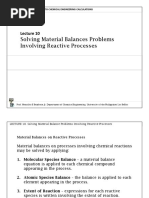 Solving Material Balances Problems | PDF | Distillation | Physical ...