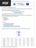 American Wide Flange Beams - W Beam | PDF | Beam (Structure) | Applied ...