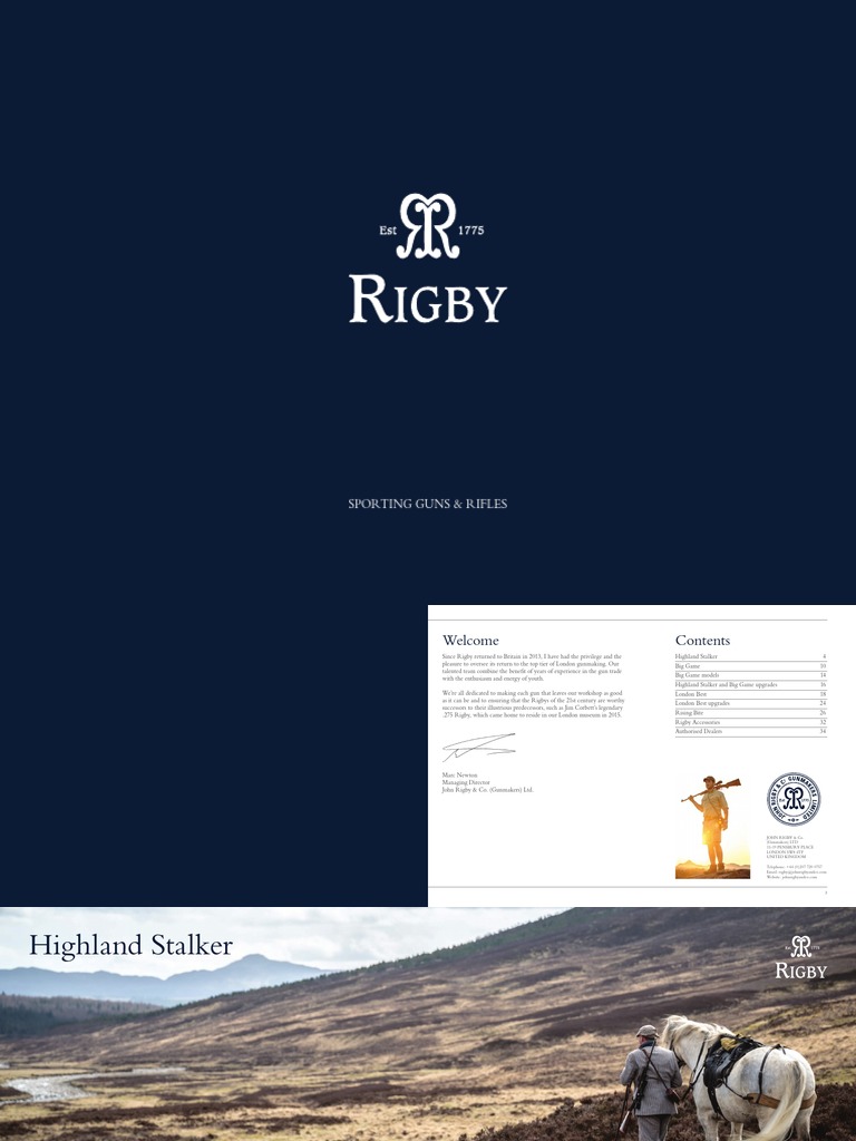 Rigby Brochure 2017 | PDF | Rifle | Telescopic Sight