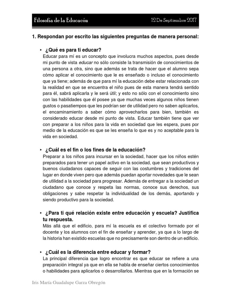 Qué Es Educar | PDF | Aristóteles | Platón