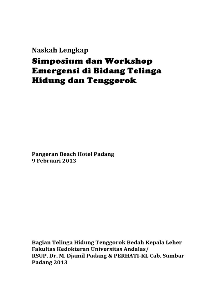 Penatalaksanaan Abses Leher Dalam THT | PDF | Sains & Matematika