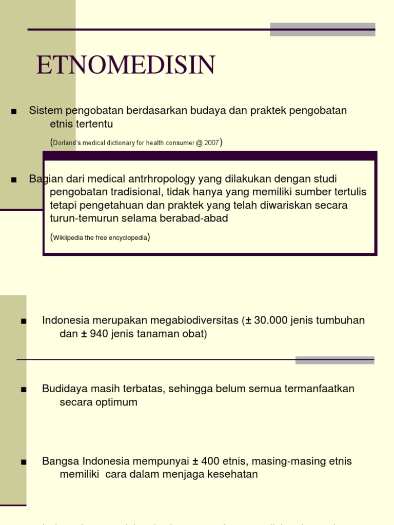 ETNOMEDISIN | PDF