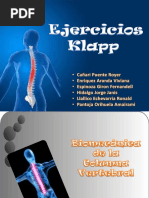 Ejercicios de Klapp PDF | PDF | La columna vertebral | Vértebra