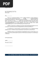 Tagalog Agreement Template | PDF