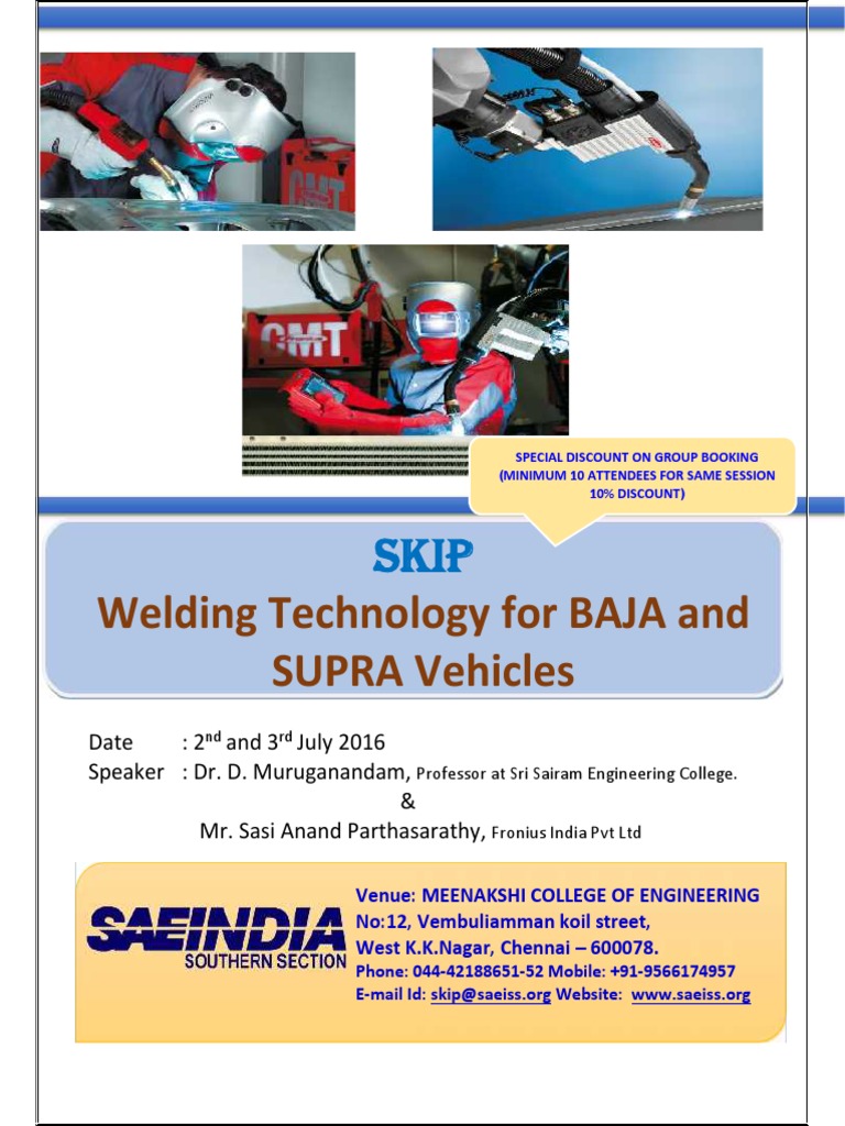 Welding Technology - July 2nd & 3rd | PDF | Steel | Welding