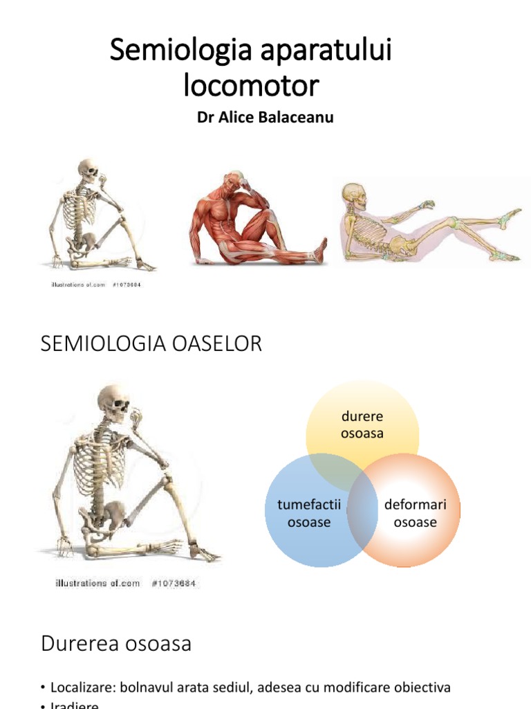 5 SUPORT CURS DR - Alice Balaceanu Aparat Locomotor | PDF