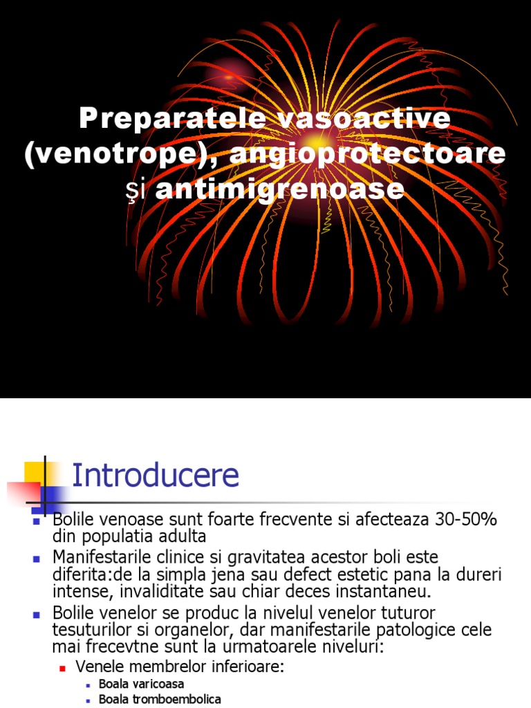 Preparatele Venoactive (Venotrope) Studenti | PDF