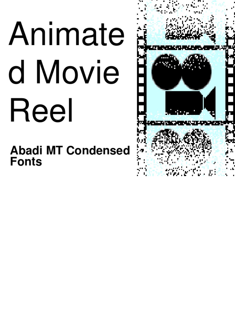 Animated Movie Reel Background | PDF
