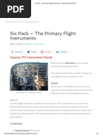 Cessna 172 Instrument Panel | PDF | Airspeed | Altimeter